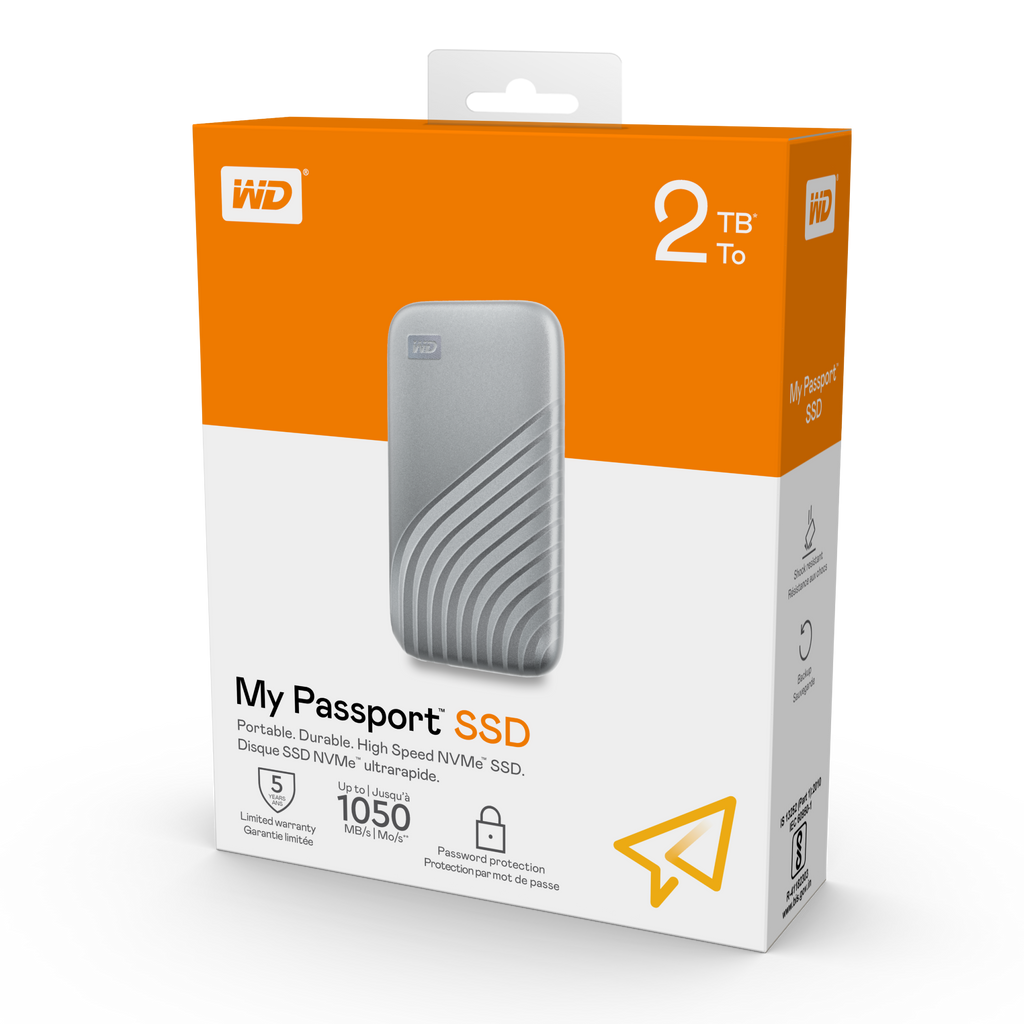 WD My Passport™ SSD (Silver) – Futuromic Digital